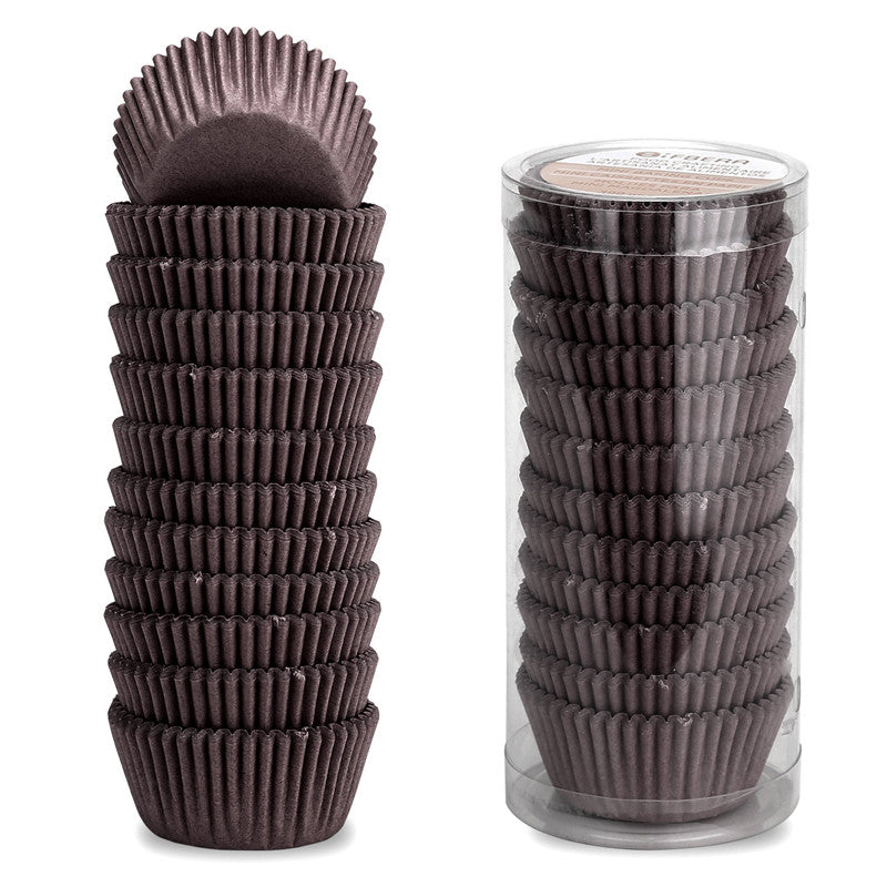 Mini Baking Cups / Coffee Brown Mini Cupcake Liners, 300-Count – Gifbera